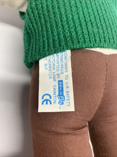 Vintage 1989 Wallace And Gromit Plush 14” Born To Play Stuffed Wallace ...