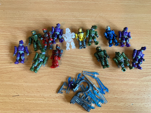 ULTRA RARE Series 1 Blind Bag Halo Mega Bloks lot of figures | eBay