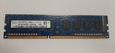 DESKTOP RAM - SH HYNIX 4BG 1Rx8 PC3-12800U | eBay