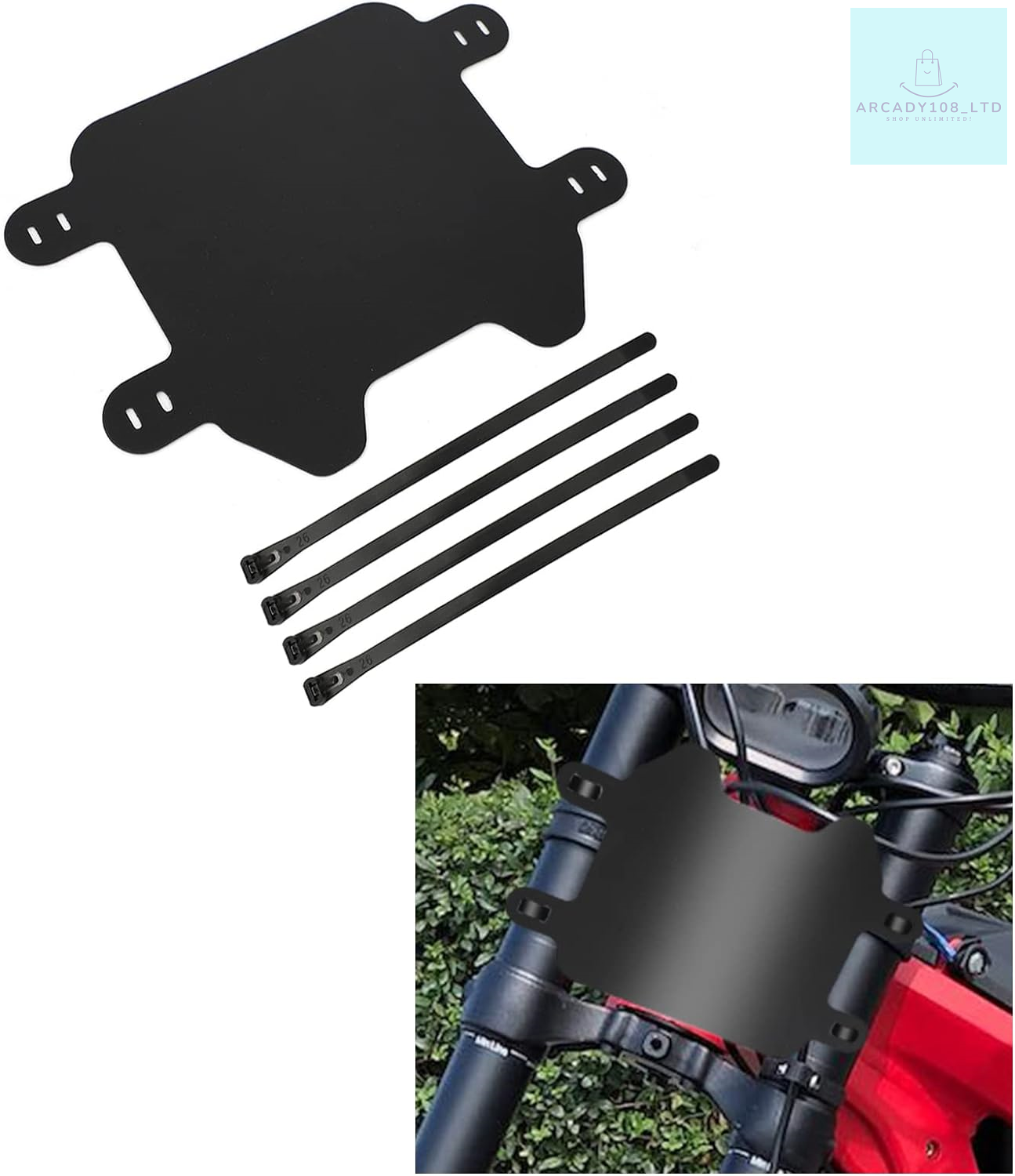 Alpha Rider Motorcycle Front Number Plate for Surron Sur-Ron Light Bee ...