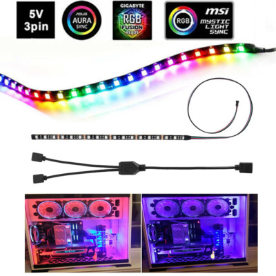 5v 3pin Led Strip ARGB Header For PC Digit Computer Case Mainboard ...