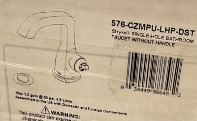 Delta Stryke 576-CZMPU-LHP-DST Champagne Bronze Single Hole Bathroom ...