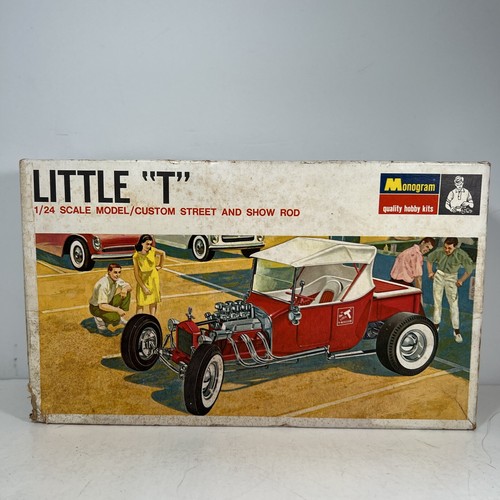 Monogram 1/24 Scale Model Kit PC92-170 Little T Street and Show Hot Rod ...