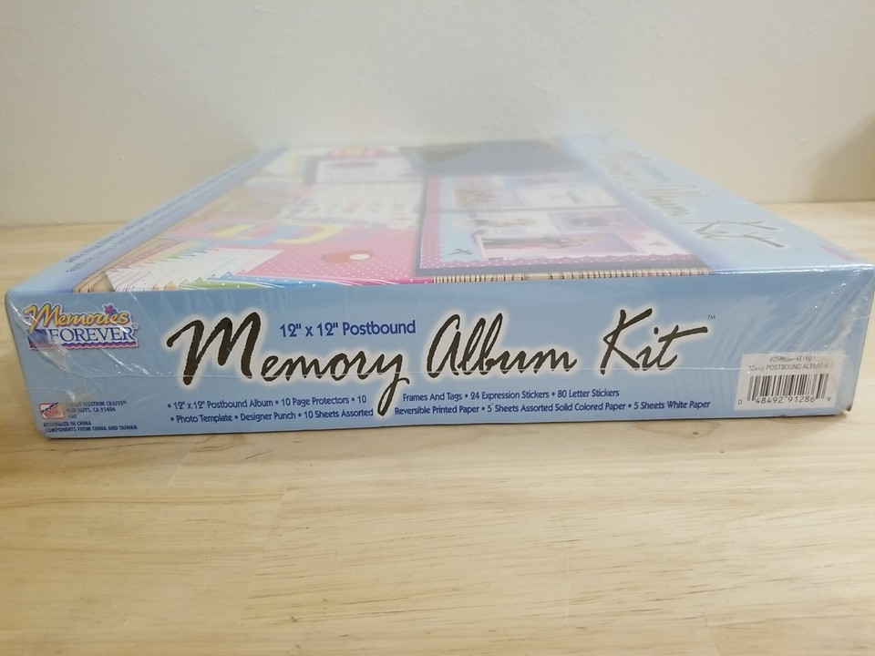 Scrapbook Kit 12x12 Postbound Memory Album Kit Acid Free. Brand NEW | eBay
