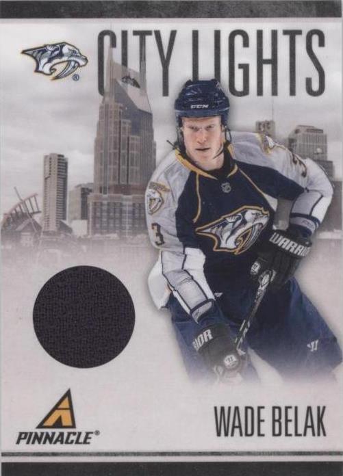2010-11 Panini Pinnacle - City Lights Wade Belak #54 Materials /499 ...