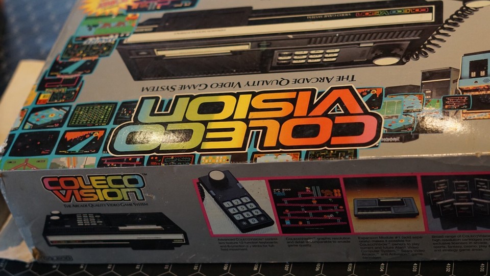 Colecovision Console Bundle IN BOX Lot With Game and Expansion Module ...