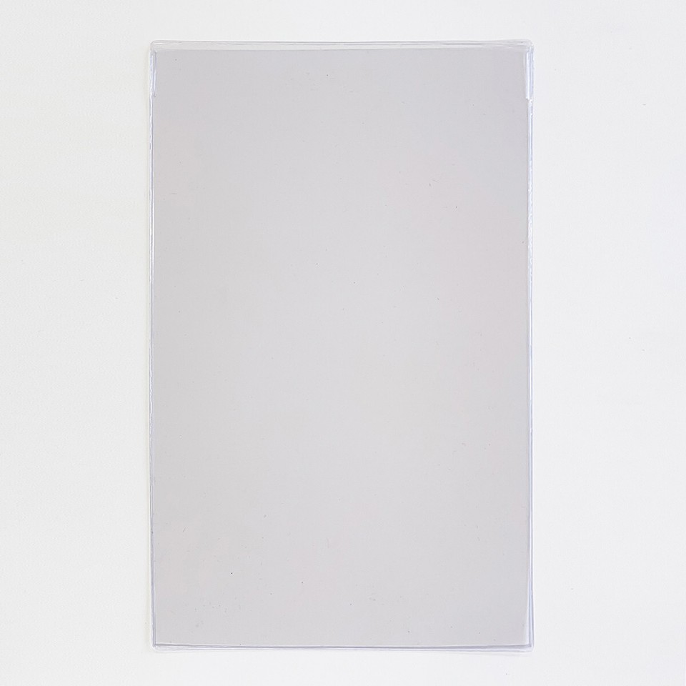 12 Clear Single Panel Two View Menu Covers 8.5" x 14" made with 14 ...