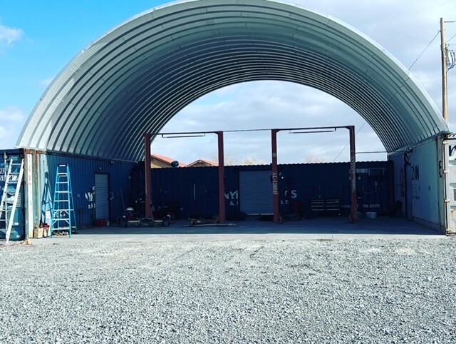 DuroSPAN Steel 32x20x13 Metal Building Conex Box Container Cover Roof ...