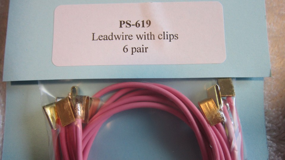 PRO SLOT LEAD WIRE WITH CLIPS 6 PAIR PS-619 | eBay