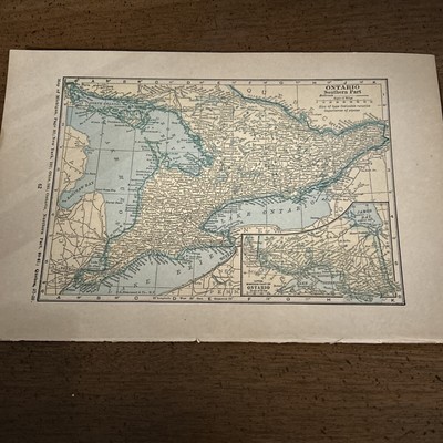 1900-Now - Map Of Ontario