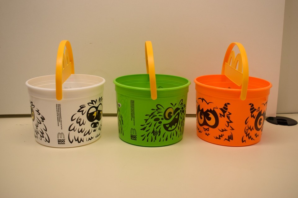2024 McDONALD'S Trick or Treat Halloween Boo Buckets Pail-l HAPPY MEAL ...