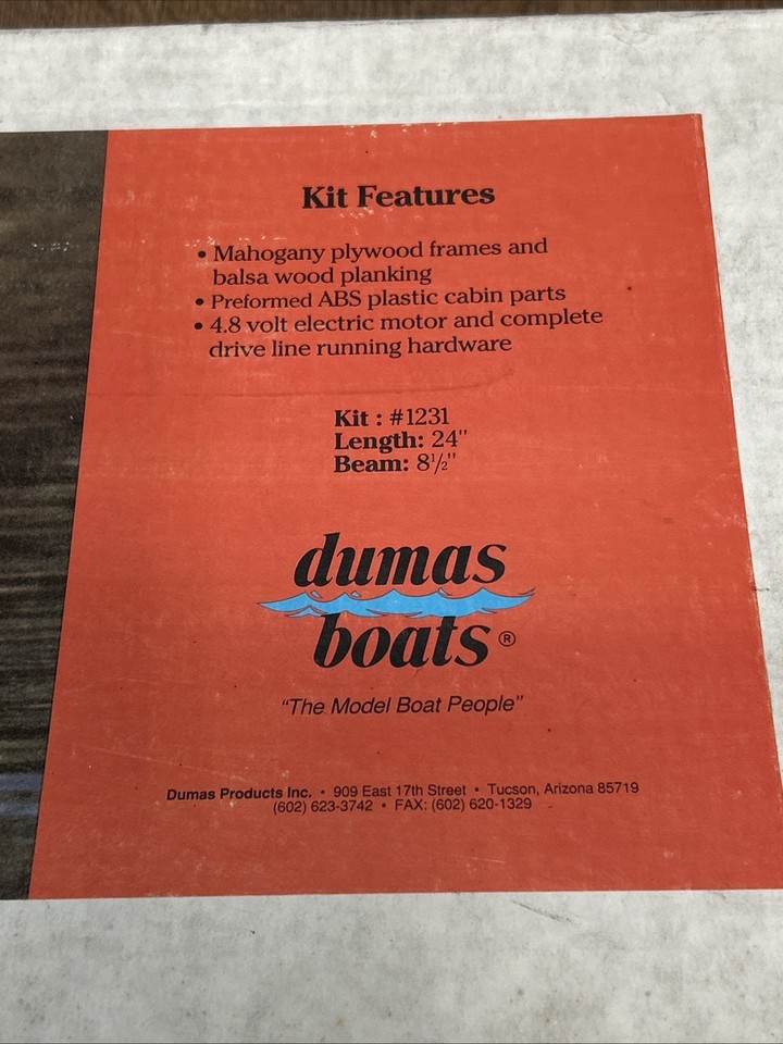 Dumas Products Inc. The Jolly Jay Trawler DUM1231 Boats Kits Electric ...