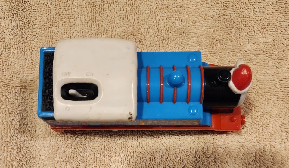 Thomas & Friends Trackmaster Motorized Engine 2009 SANTA THOMAS--tested ...