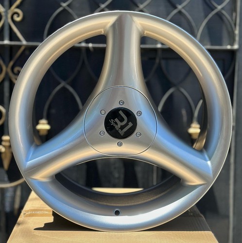 17x8 Antera Prime Style Tri-Spoke Wheels 4x114.3 Wheels with Center ...