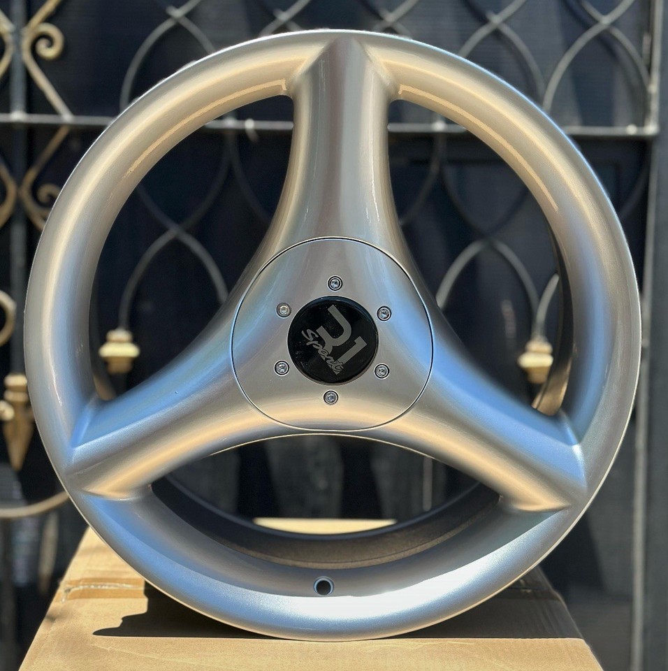 17x8 Antera Prime Style Tri-Spoke Wheels 4x114.3 Wheels with Center ...