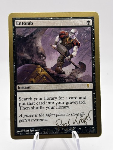 Entomb 132/350 Peer Kroger Berlin World Championship Deck MTG MP | eBay