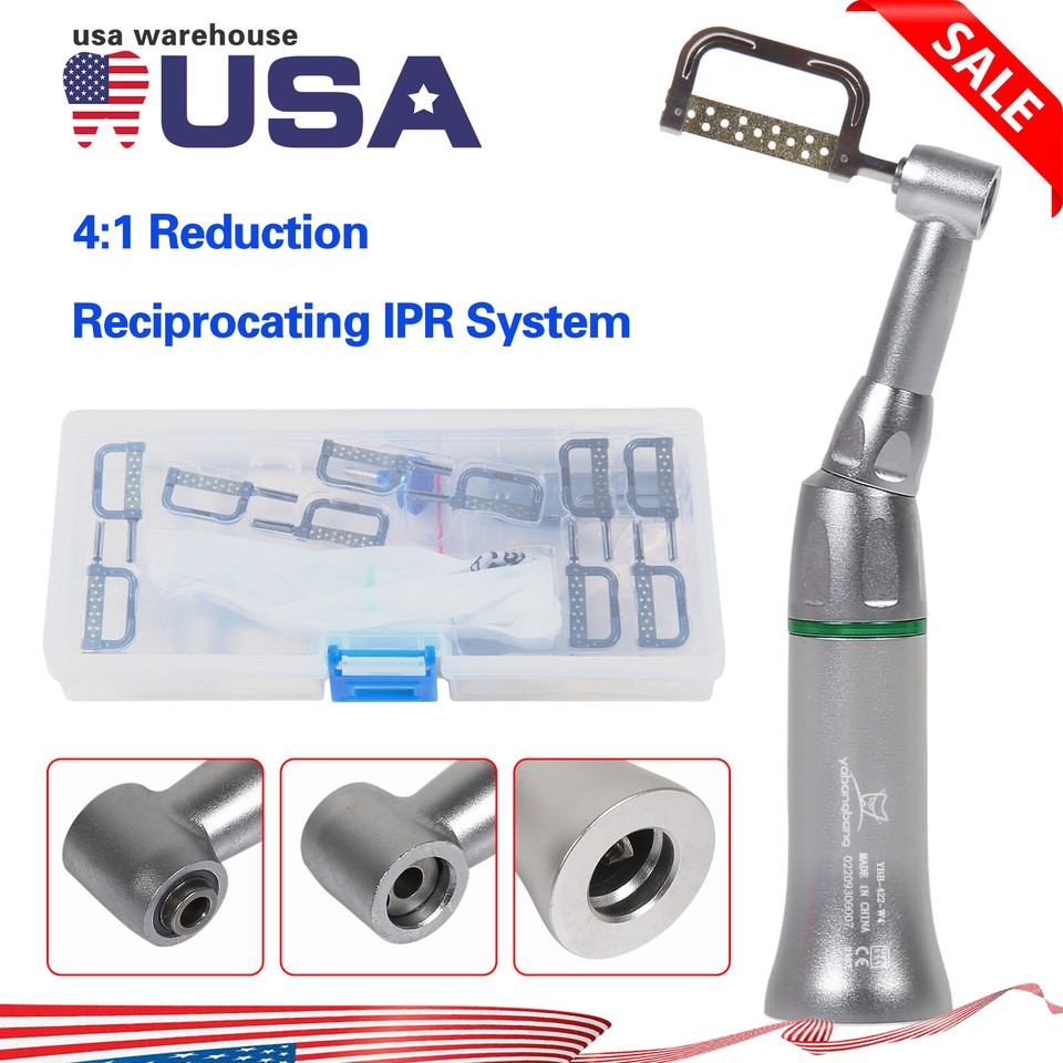 Dental 4:1 Reciprocating IPR / 20:1 Implant Reduction Contra Angle Handpiece SA | eBay