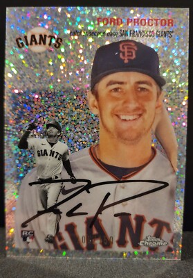2023 Topps Chrome Platinum Anniversary Ford Proctor Speckle RC #106/150 ...