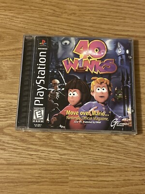 40 Winks (Sony PlayStation 1) Complete in Box CIB - Tested 742725198159 ...
