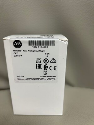 2080-IF2 New Original Allen Bradley Micro800 2 Point Analog Input Plug ...
