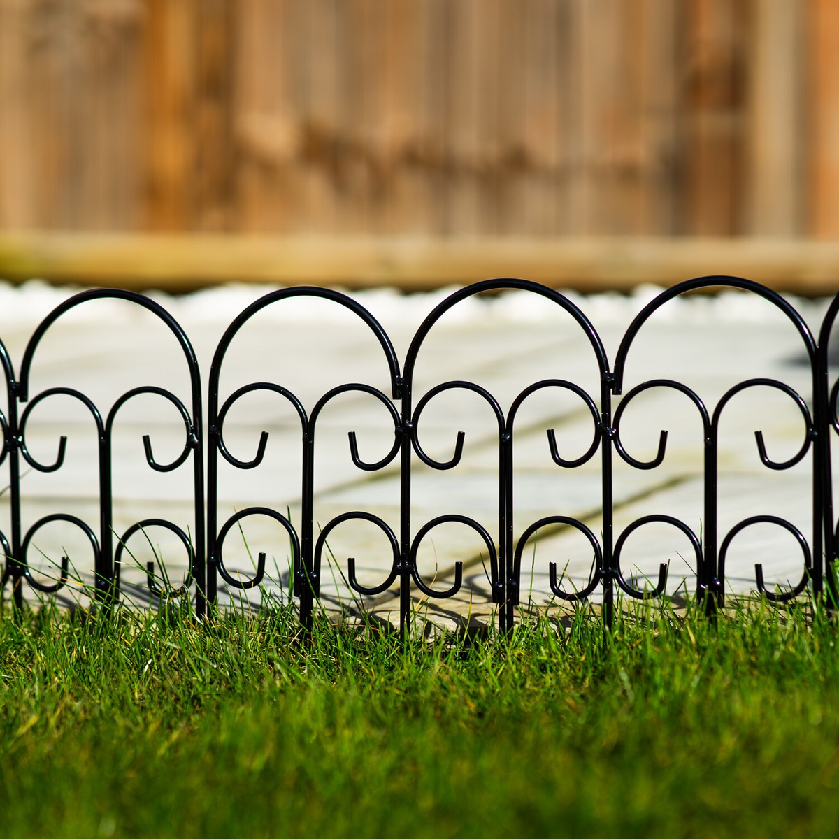 Metal Decorative Garden Edging The Instant Decorative Garden Border
