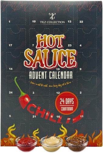 Chilli Advent Calendar 2025-24 Days of Hot Chilli Sauce Advent Calendar ...