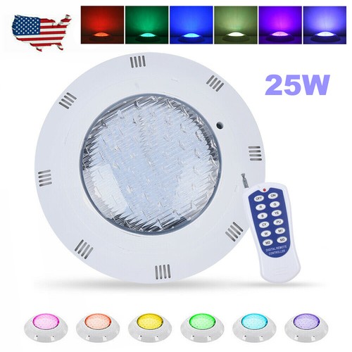 AC 12V 25W Underwater Swimming Pool Spa LED Light Color Change Lamp ...