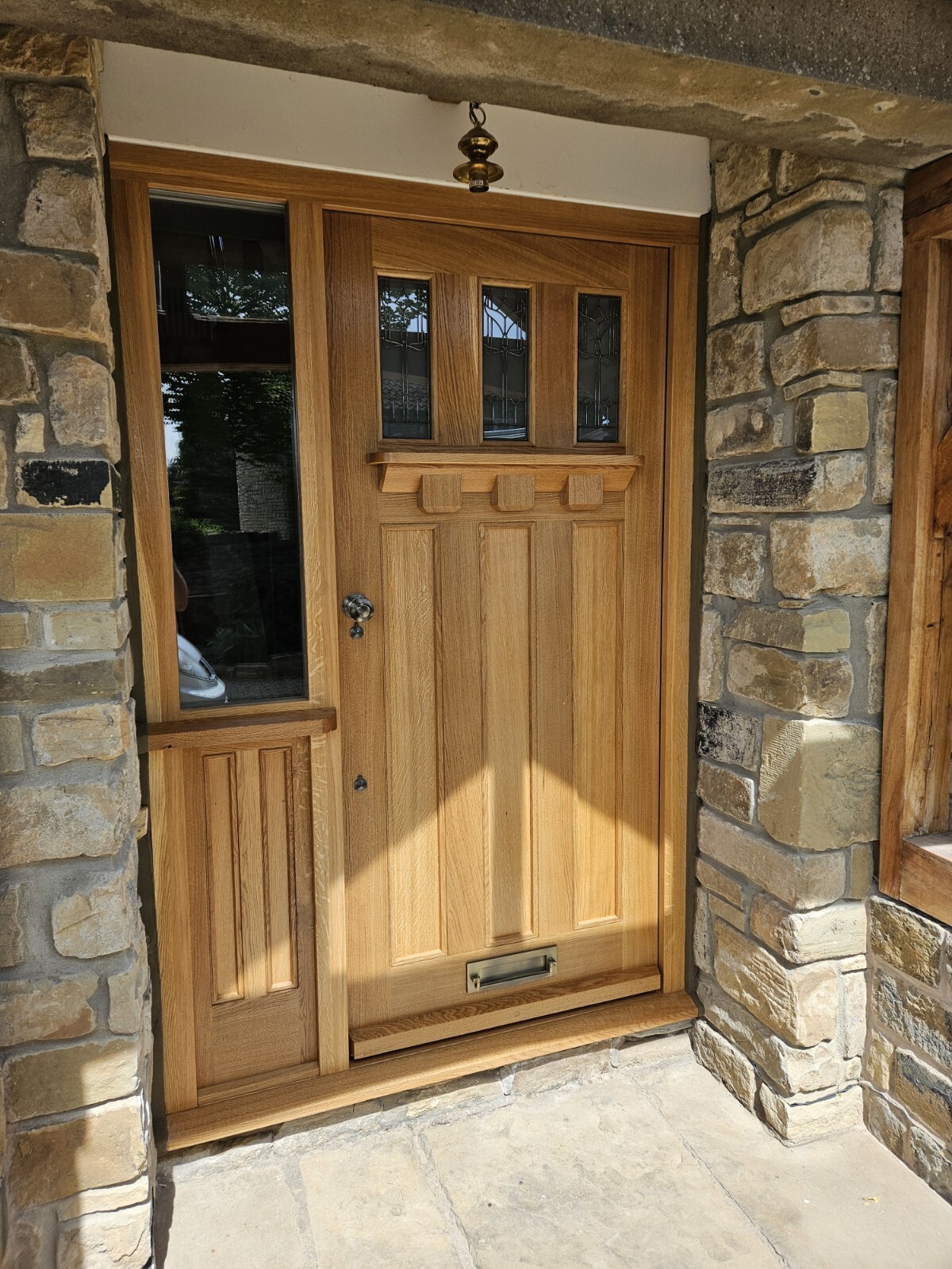 Front Door & External Door Frame Set Solid European Oak - Made To ...