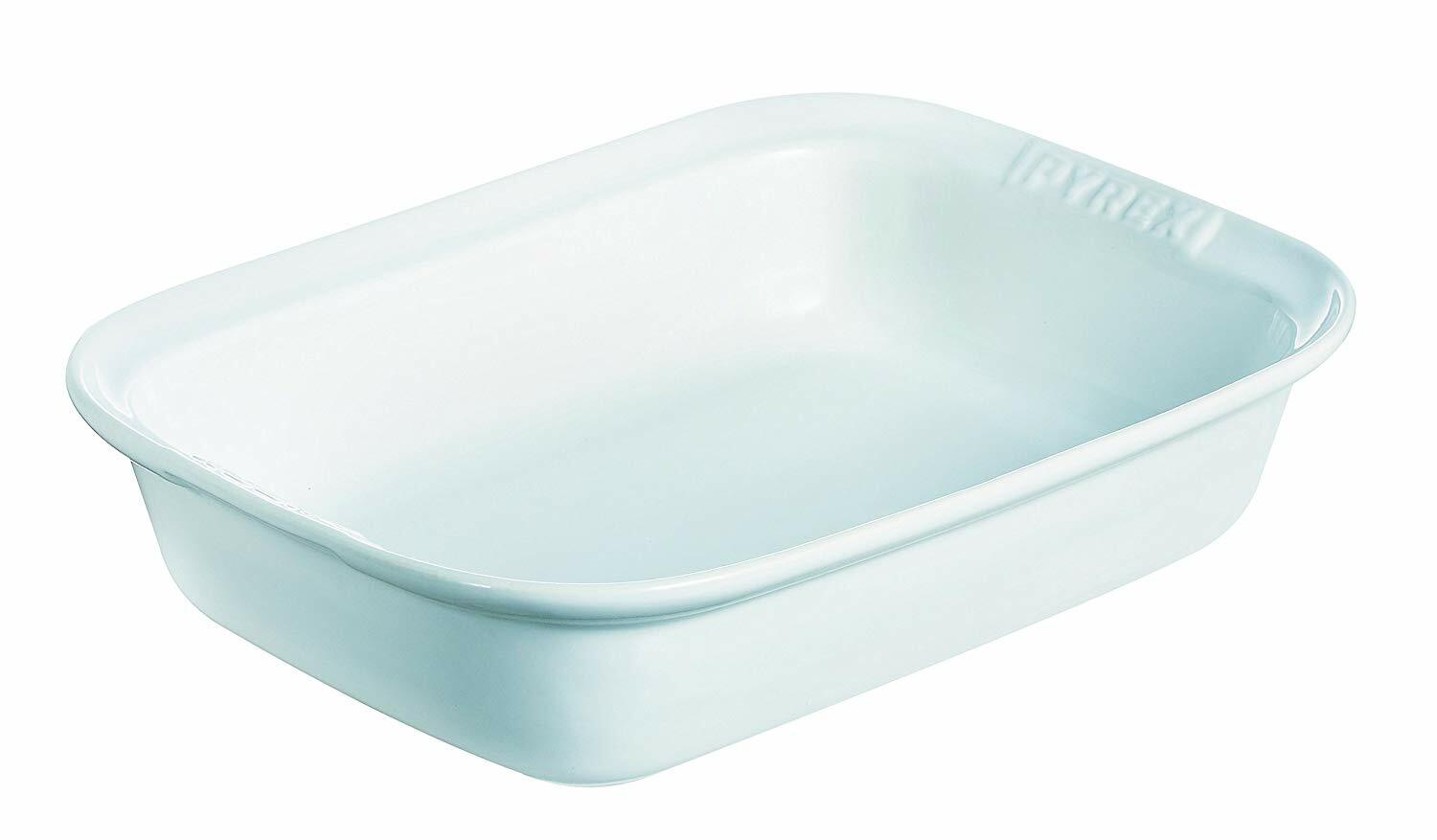 Ceramic Pyrex Oven Dish Roaster Roasting Pan Baking Natural Stoneware ...