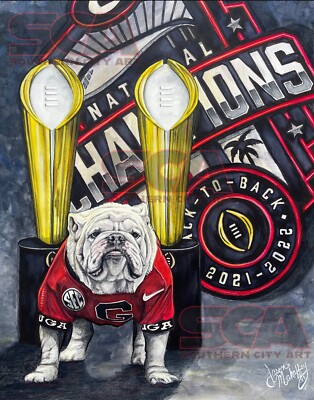 Georgia Bulldogs Football UGA 2023 “Back To Back National Championship ...