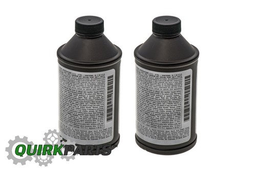 TWO 12OZ CHRYSLER JEEP DODGE RAM BRAKE FLUID DOT 3 (2-BOTTLES) MOPAR ...