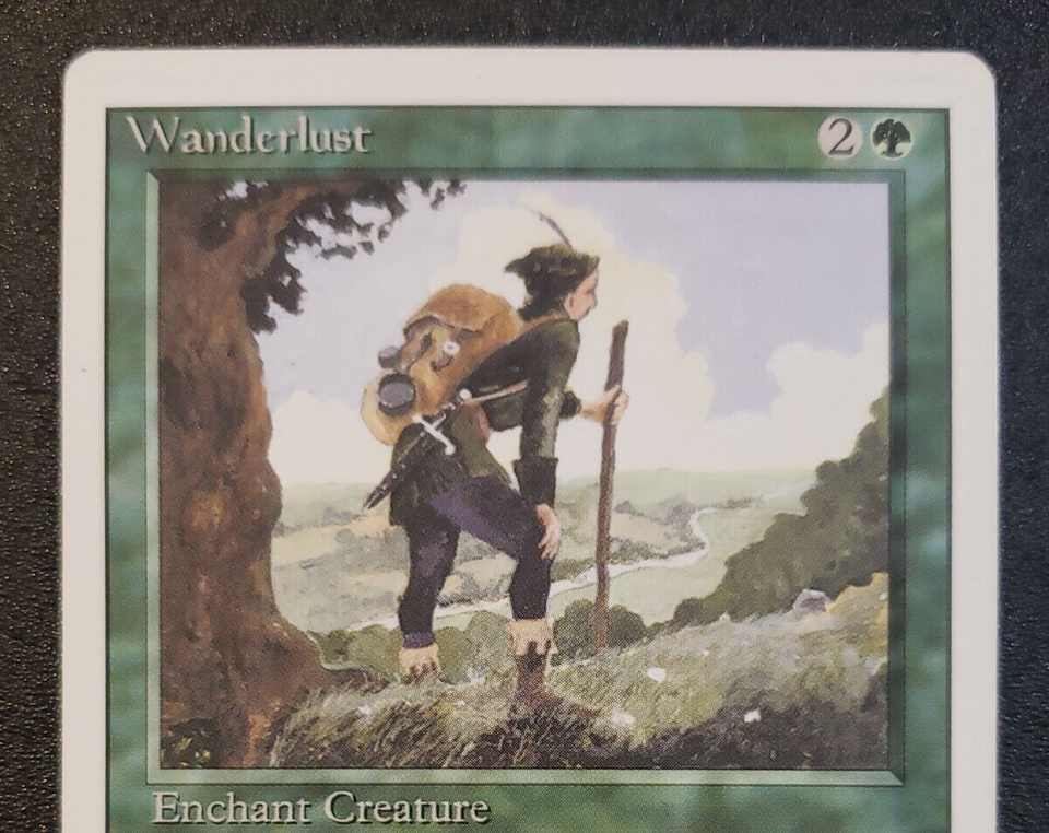 1994 Magic The Gathering Revised Edition Wanderlust (DS3D1A7) | eBay