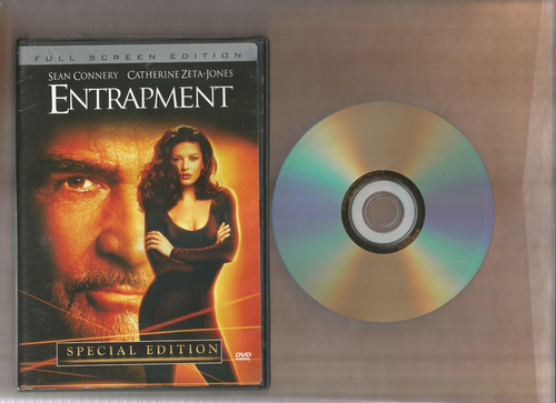 Entrapment (DVD, 2000, Special Edition, FULL SCREEN) ~ Sean Connery ...