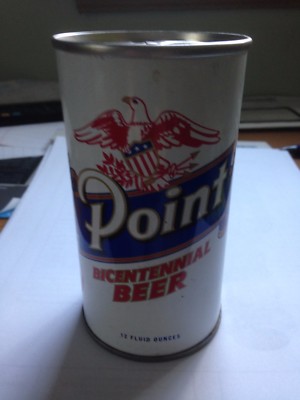 POINT BICENTENNIAL BEER SS CAN with EAGLE, Stevens Point, WISCONSIN ...