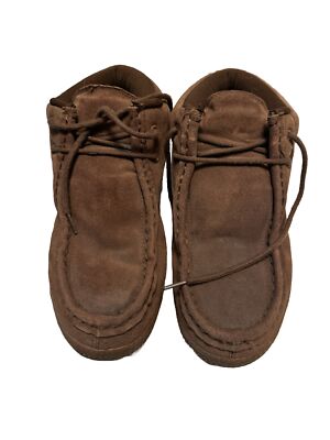 Vintage Ipath Cats Chocolat Brown Suede Moc Toe Skate Sneakers 13 | eBay