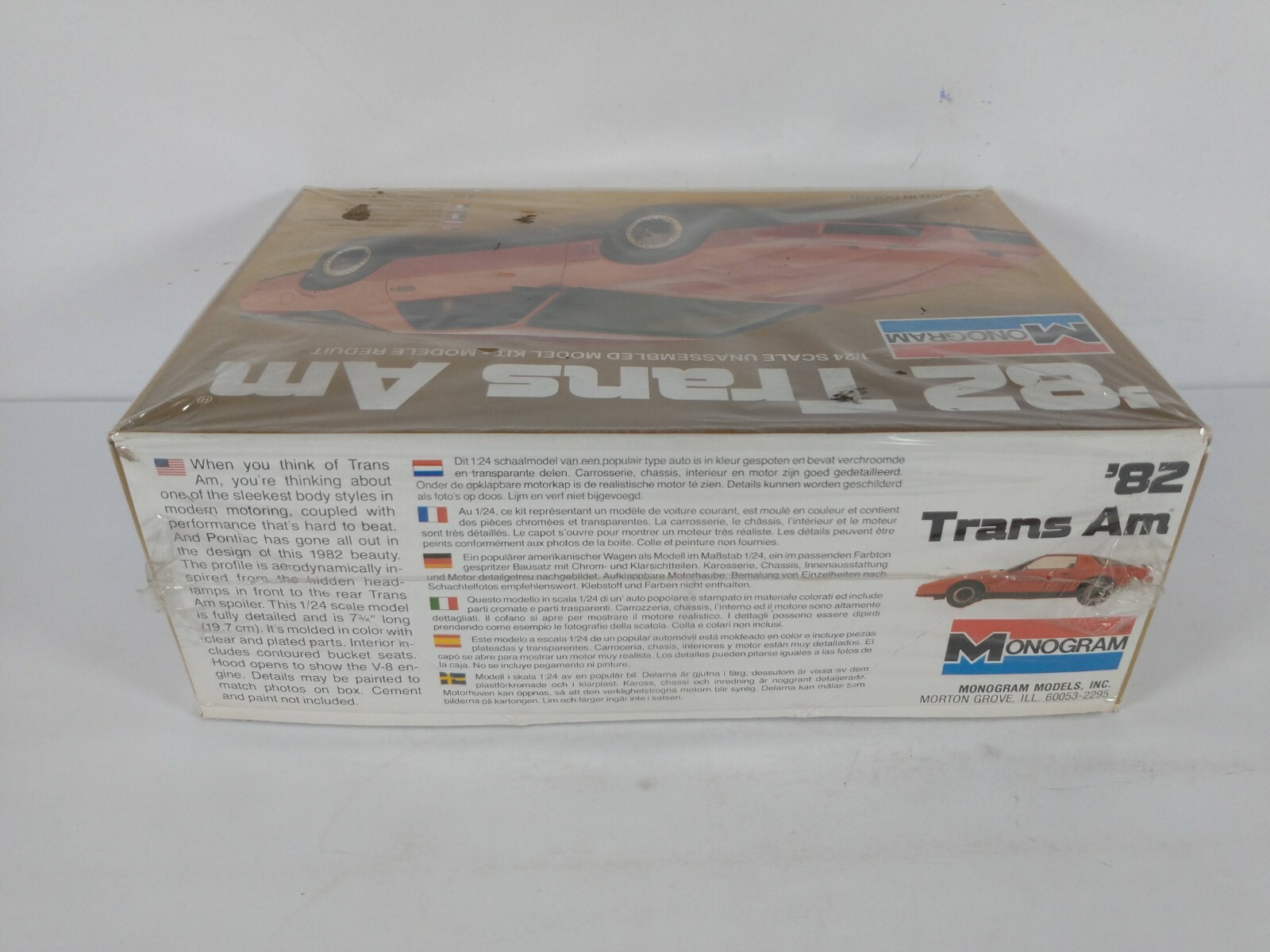 '82 Trans Am Monogram 1:24 Model Kit # 2281 Sealed Parts Bag | eBay