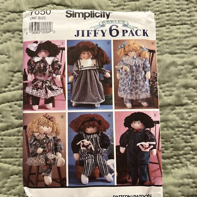 Vintage simplicity Abbie’s Jiffy six pack dial pattern 7650 uncut | eBay