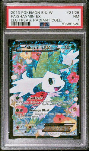 2013 Pokemon Legendary Treasures Radiant Collection 21 Shaymin EX Full ...