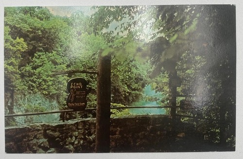 Postcard OH The Seven Caves Echo Point Overlooking Rocky Fork Creek ...