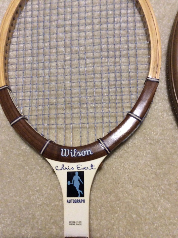 Rare Wilson Vintage Chris Evert Autograph Complete Tennis Racquet ...