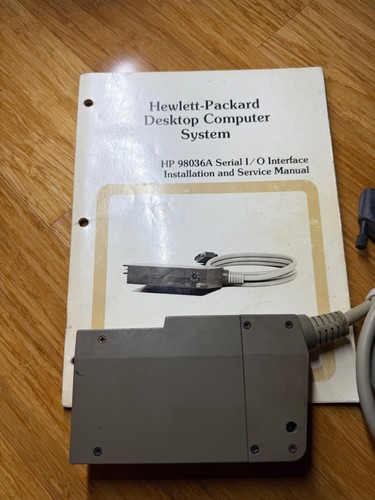HP 98036A RS-232C I/O Terminal Interface – Vintage Hewlett-Packard ...