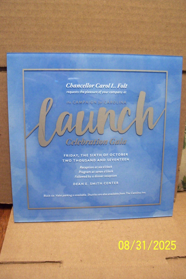 The University of North Carolina at Chapel Hill Launch Celebration ...