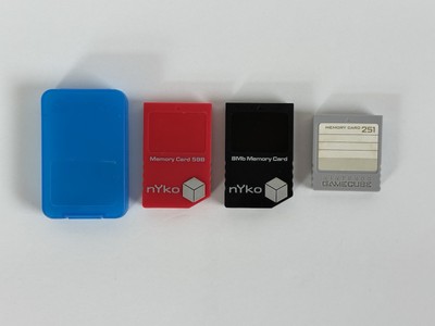 Official Nintendo Gamecube Memory Card 59 Blocks DOL-008 + 2 NYKO 8mb ...