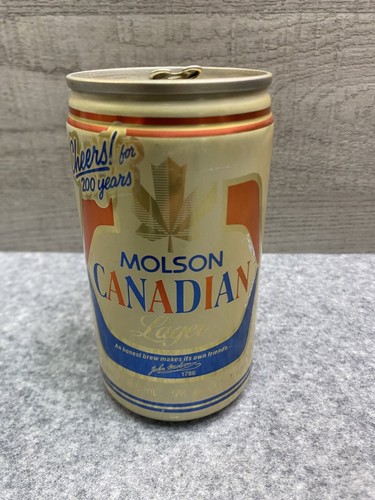 Molson Canadian Beer Can Vintage 355ml Aluminum Lager Collectible Man ...