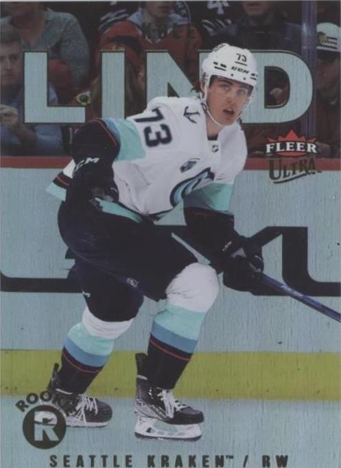 2021-22 Upper Deck Fleer Ultra - Rookies Kole Lind #243 Rainbow Foil ...