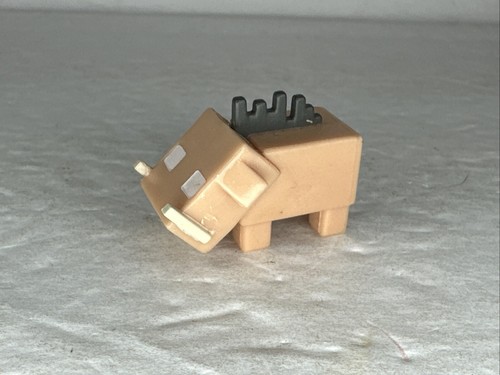 Minecraft Mini-Figures Nether Series 23 1" Hoglin Figure Mojang | eBay