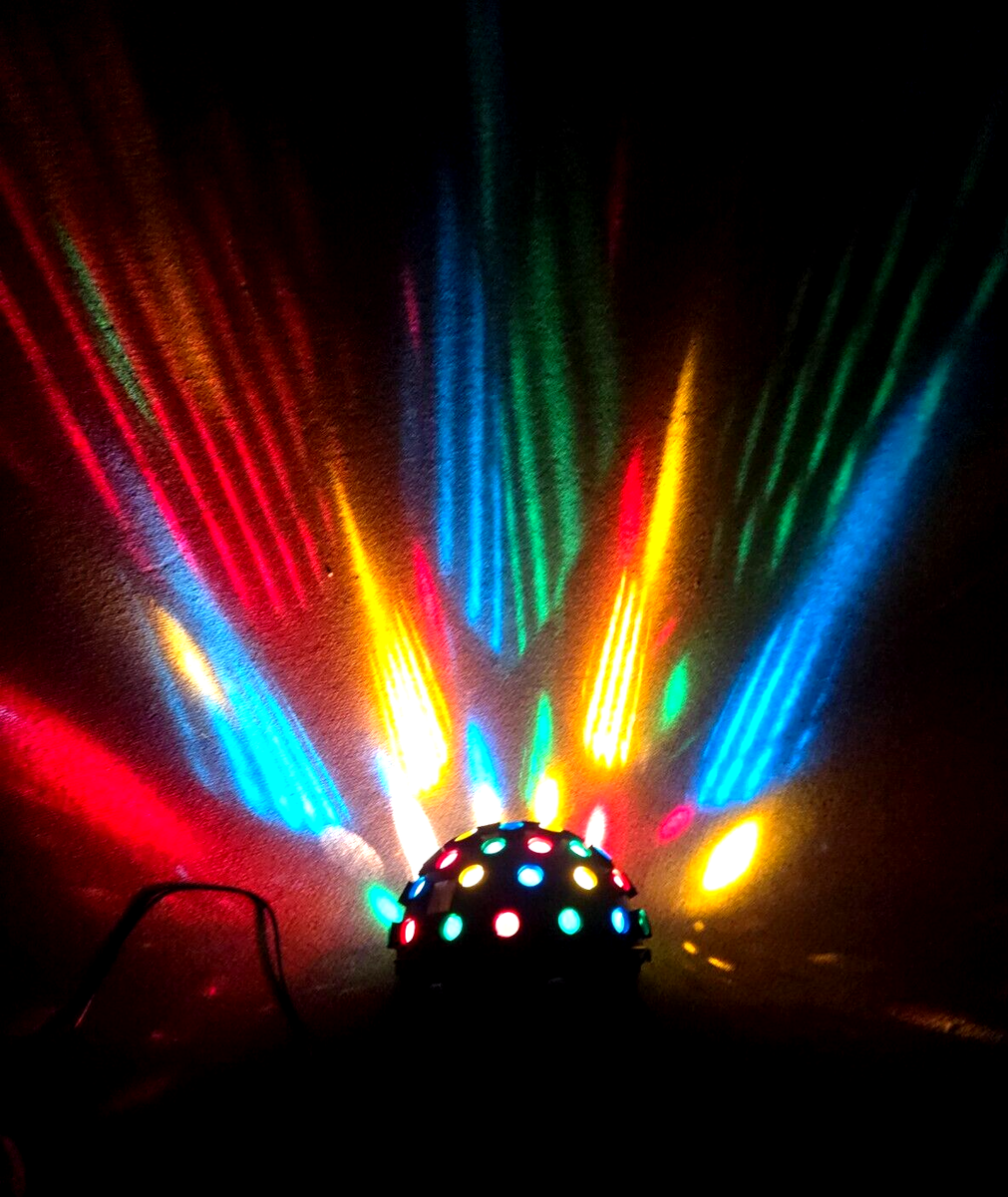 Vintage Disco Light Starburst