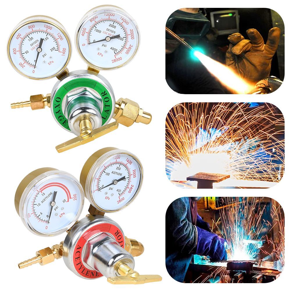 Oxygen Regulator & Acetylene Gas Regulator Victor Welding Cutting Torch ...