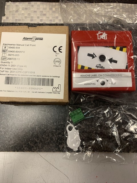 Apollo Alarmsense Manual Call Point 55400-894 5 Available for sale ...