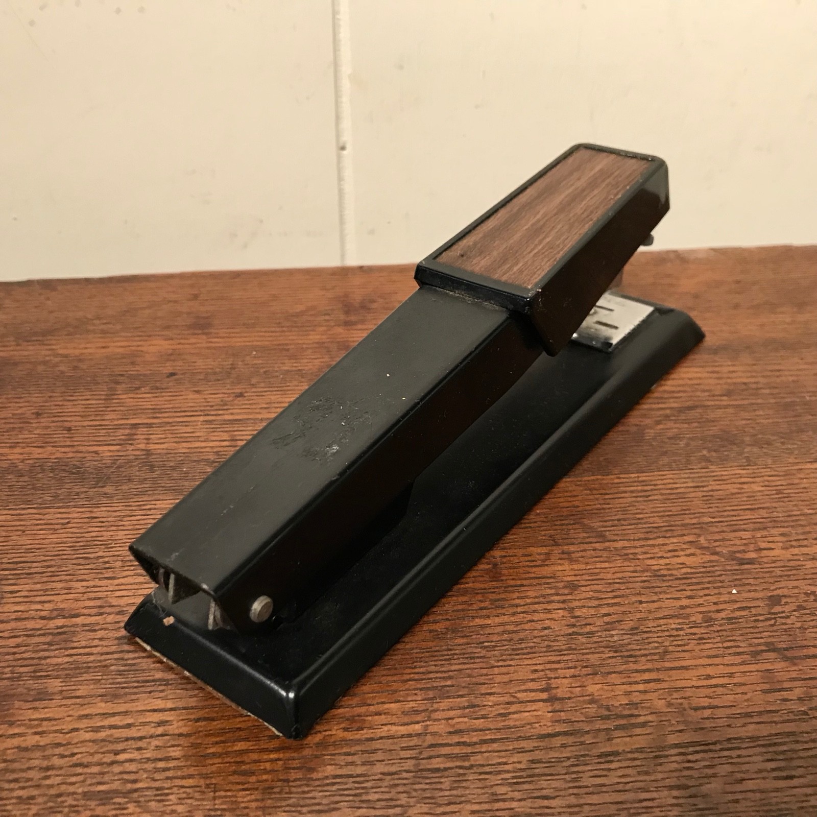 Vintage+Bates+640+Custom+Stapler+Faux+Wood+Woodgrain+Black+USA for sale ...